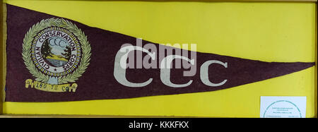 This Civilian Conservation Corps (CCC) pennant from the 180th Company ...