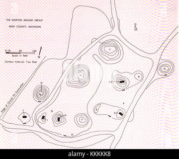 Prehistoric Native American burial mounds in Ohio Stock Photo - Alamy