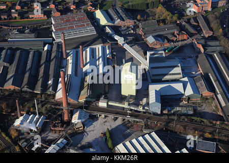 aerial view of Pilkingtons Glass factory at St Helens, UK Stock Photo ...