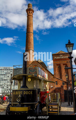 The Pumphouse, a Victorian pump house on Hartley's Quay in the Albert ...