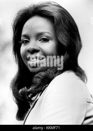 American soul singer Gladys Knight with her backing group The Pips ...