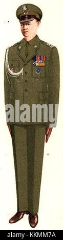 The summer uniform of a Polish LWP (People's Army) standard bearer ...