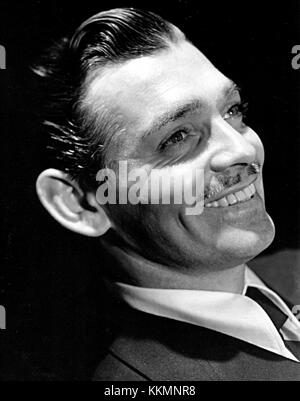 A portrait of Clark Gable, the iconic American actor, known for his ...