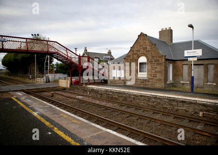 Carnoustie railway Station in Angus, Scotland, UK Stock Photo - Alamy