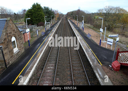Carnoustie railway Station in Angus, Scotland, UK Stock Photo - Alamy