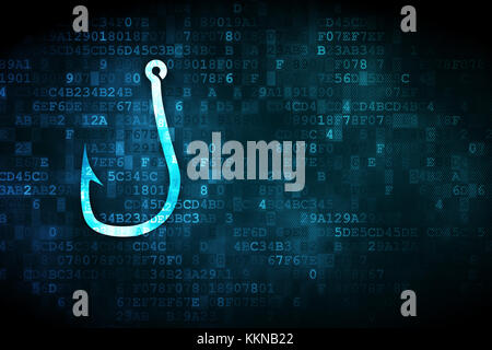 Privacy concept: Fishing Hook on computer keyboard background Stock ...