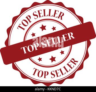 top seller vintage round isolated stamp Stock Vector Image & Art - Alamy