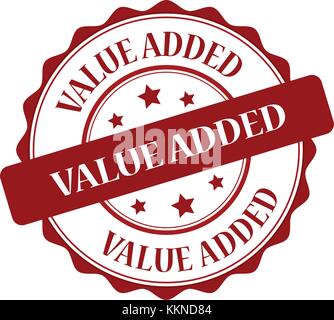 Value added stamp illustration Stock Vector Image & Art - Alamy