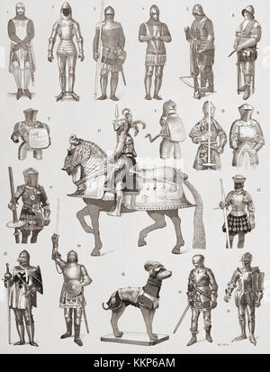 Suit of armour 15th century Stock Photo - Alamy