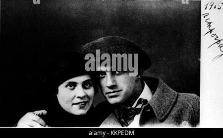 Vladimir Mayakovsky and Lilya Brik Stock Photo - Alamy