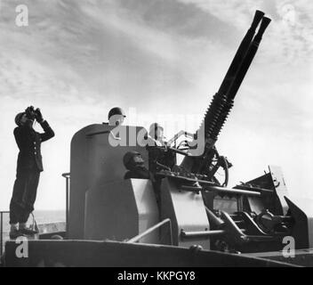 The AA (Anti-Aircraft) gun on HMS Gotland refers to the naval defense ...