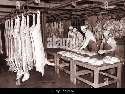 Tovarna mesnih izdelkov v Murski Soboti, a meat processing factory in ...