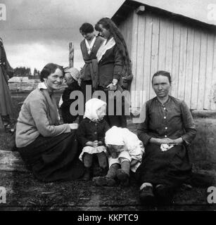 The image depicts the Russian Imperial family, known as OTMAA, in 1910 ...