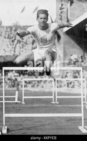 The 1912 Men's 110-meter Hurdles Final, a key event in the Olympic ...