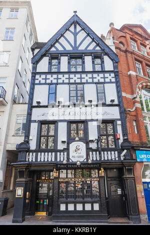 England, London, The Strand, The George Pub Stock Photo - Alamy