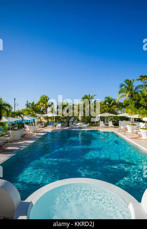 La Samana resort swimming pool St Martin st Maarten Stock Photo - Alamy