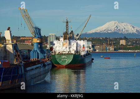 Port, Puerto Montt, southern Chile, Chile, South America Stock Photo ...