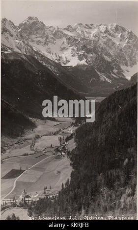 This vintage postcard from Logar Valley in Slovenia, dated 1960 ...