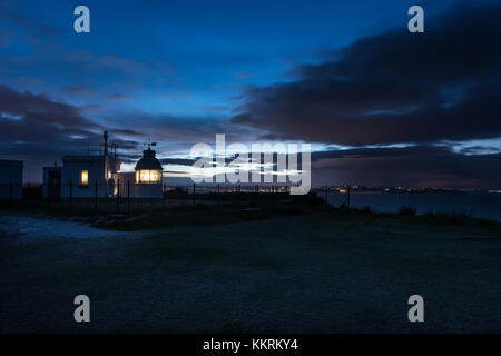 Berry head Lighthouse night sky photography Stock Photo - Alamy
