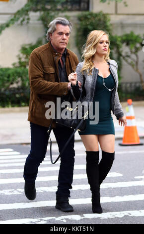 Ray Liotta on the set of the TV show 'Shades of Blue' on May 10 2017 in ...