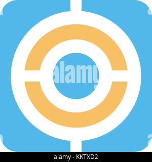 square box shape style modern icon logo vector art Stock Vector Image ...