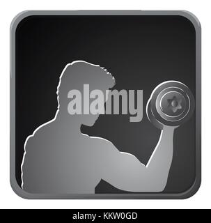 exercise machine for muscle building Stock Photo - Alamy