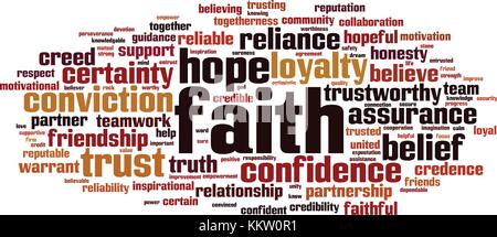 Faith word cloud concept. Vector illustration Stock Vector Image & Art ...