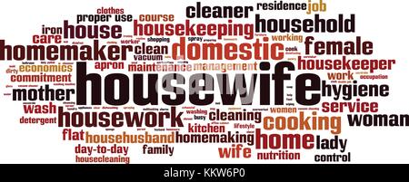 Housekeeping word cloud concept. Vector illustration Stock Vector Image ...