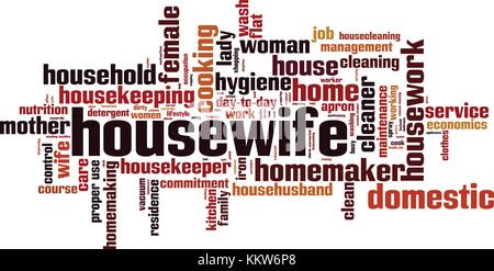 Housekeeping word cloud concept. Vector illustration Stock Vector Image ...