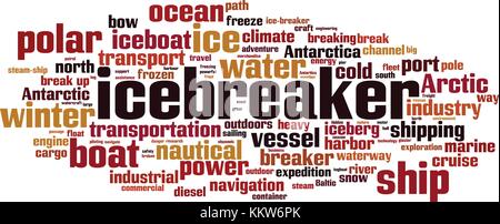 Icebreaker word cloud concept. Vector illustration Stock Vector Image ...