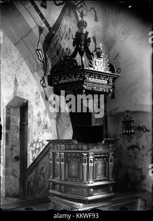 A photograph of Bro Church, located in Sweden, cataloged under KMB ...