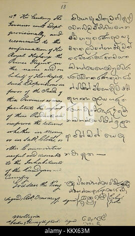This page refers to the Kandyan Convention, an important historical ...