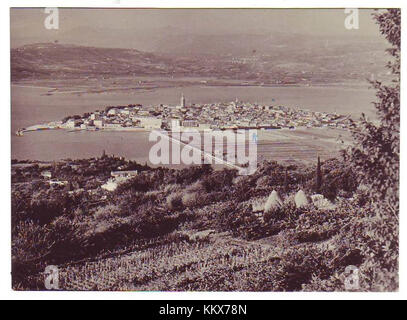 This vintage postcard depicts Koper, a coastal town in Slovenia. Known ...