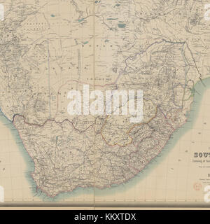 South Africa History: Original map of the Transvaal or South-African ...