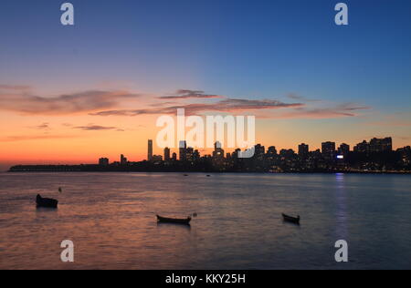 Mumbai downtown sunset cityscape India Stock Photo - Alamy