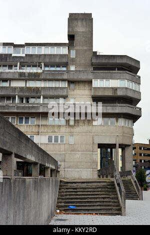Brutalist architecture in Southampton, Hampshire, England, UK Stock ...