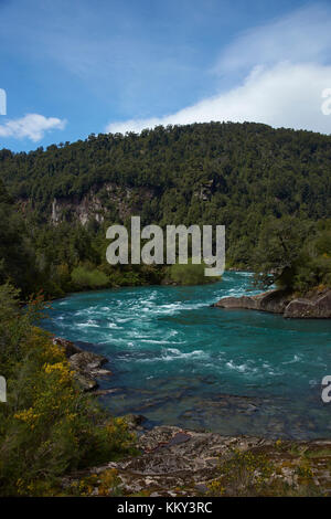 River Futaleufu in the Aysén Region of southern Chile. The river is ...