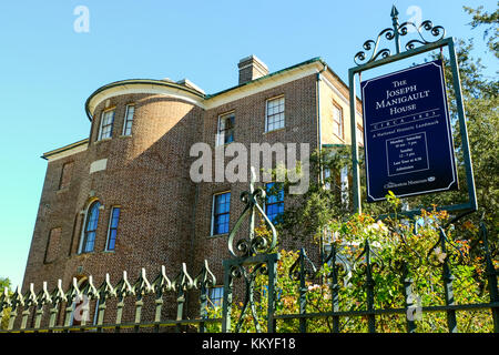 Joseph Manigault House Museum, National Historic Landmark Stock Photo ...