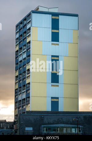 Citadel Court, a 1960's tower block at the end of Couper Street in ...