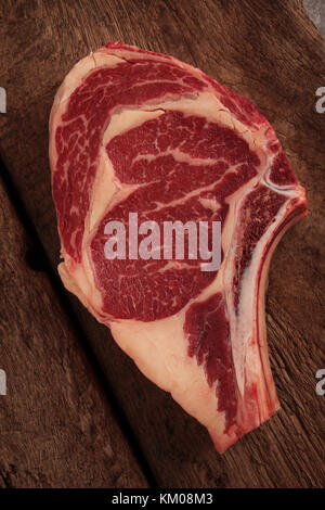large aged beef rib steak Stock Photo - Alamy