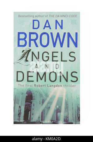 dan brown angels and demons book cover Stock Photo - Alamy