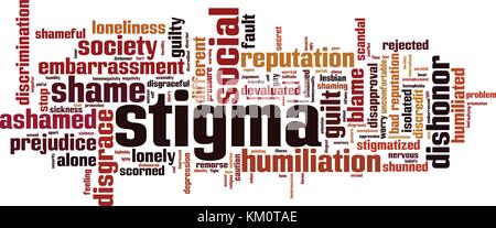 Stigma word cloud concept. Vector illustration Stock Vector Image & Art ...