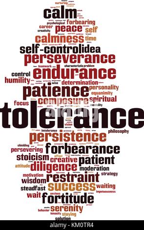 Tolerance word cloud concept. Vector illustration Stock Vector Image ...