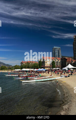 The annual Dragon Boats race at Tugboat Bay, Waterfront Park, Downtown ...
