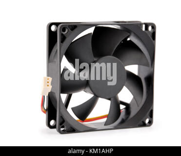 Computer fan isolated on white background close up Stock Photo - Alamy