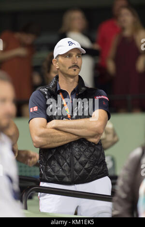 Dusan Vemic, coach of Novak Djokovic, at the All England Lawn Tennis ...
