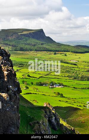 Landscape north of Limavady, Co. Derry, Northern Ireland. View ...