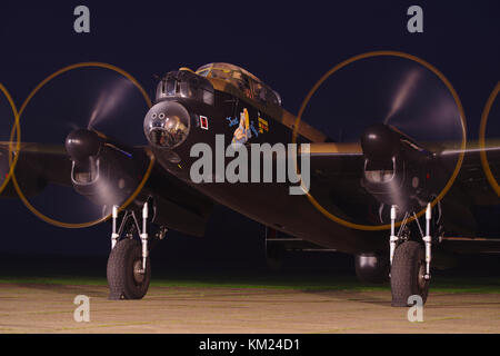 Avro Lancaster NX611 Bomber 'Just Jane' Cockpit at the Lincolnshire ...