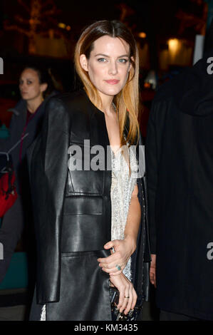 Riley Keough attends the Louis Vuitton Cruise 2020 Fashion Show at TWA ...