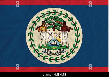 Belize Official National Flag 3D Vector Glossy Icons In Rounded Square ...